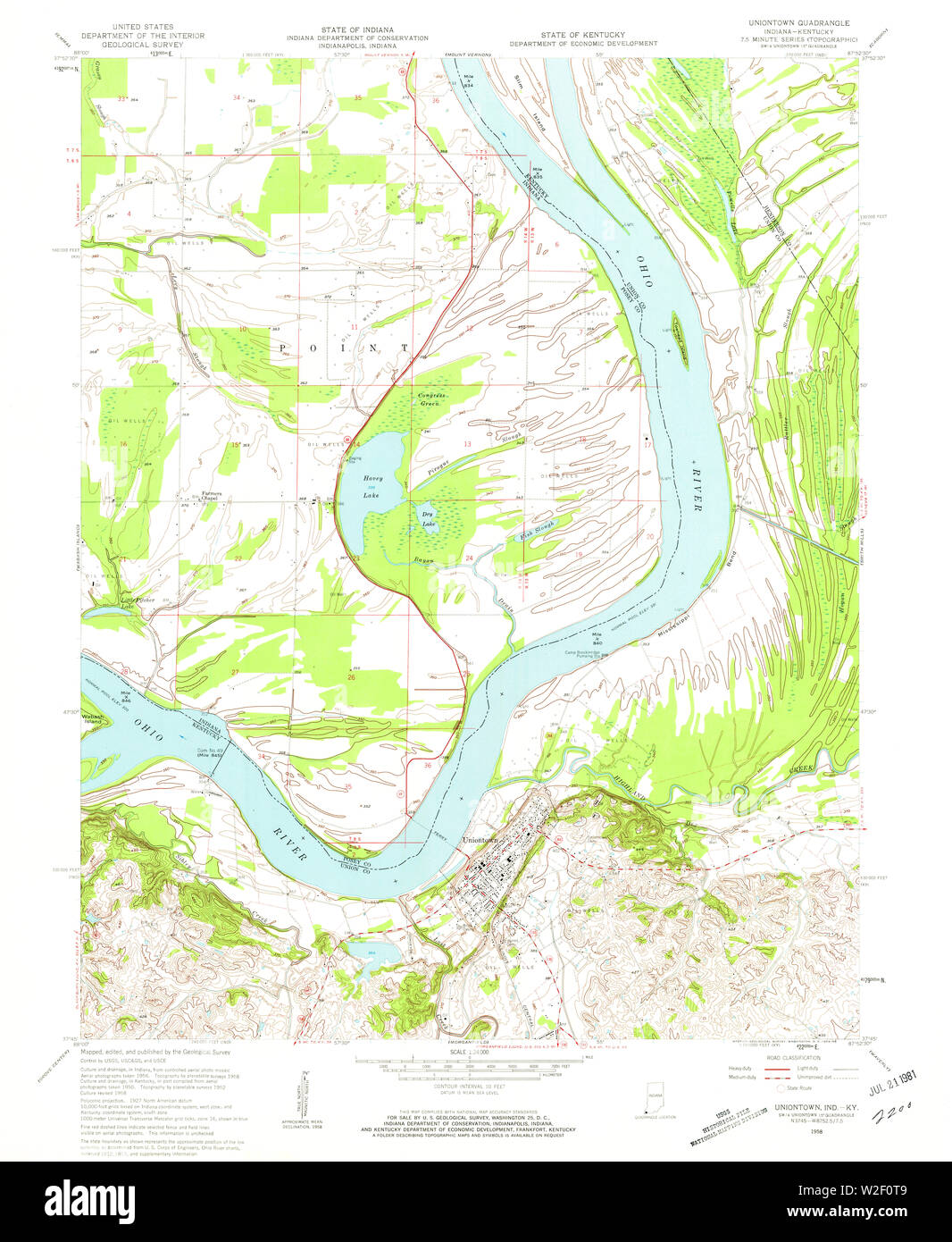 Uniontown map hi-res stock photography and images - Alamy