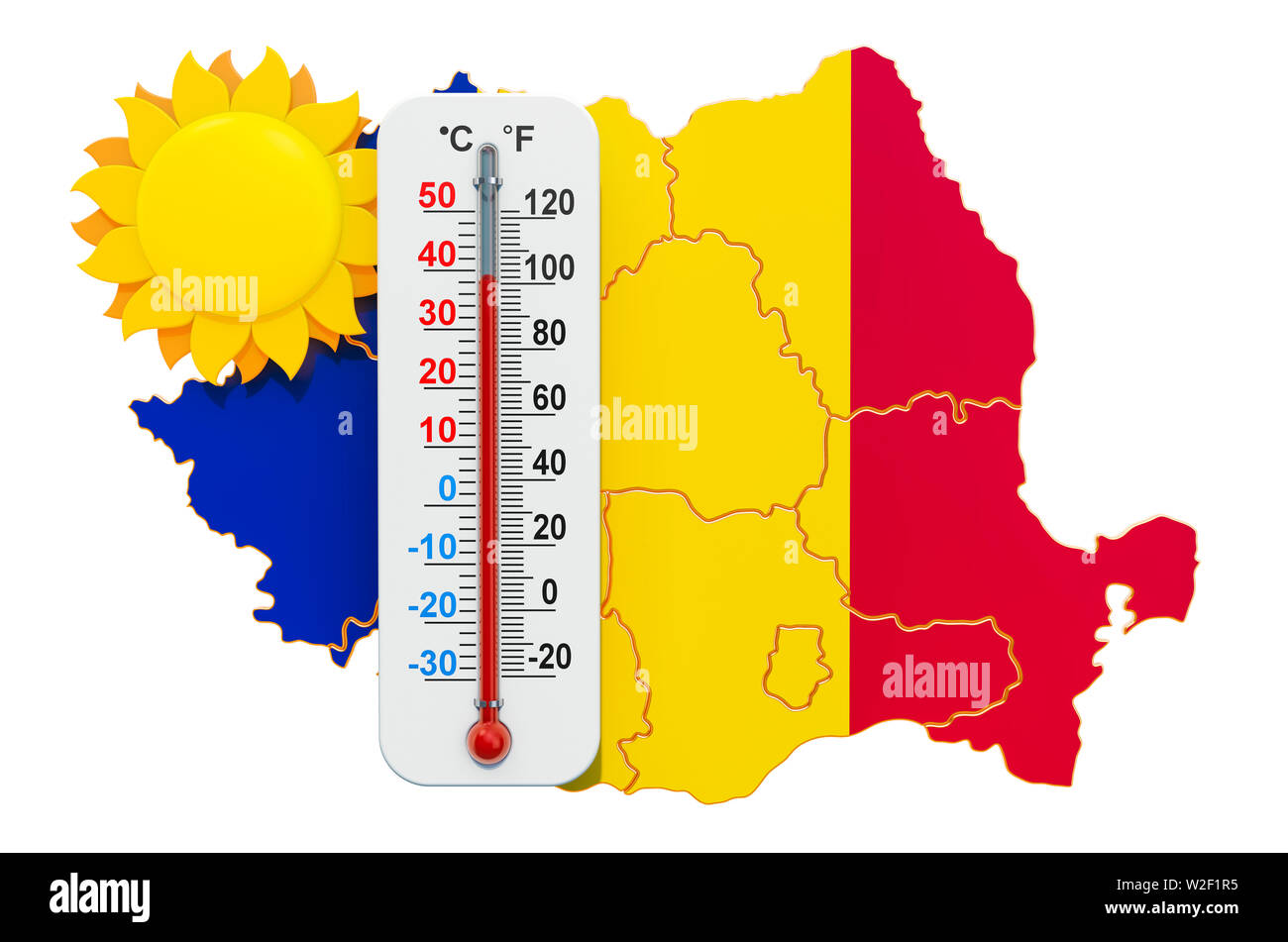 Temperature map hi-res stock photography and images - Alamy