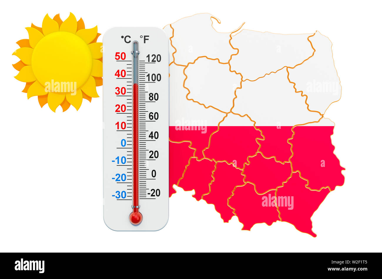 Temperature map hi-res stock photography and images - Alamy
