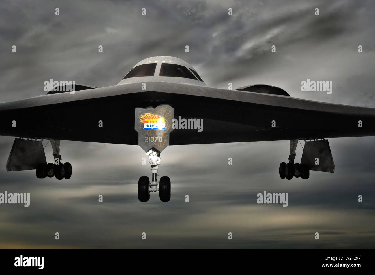 Strategic bomber aircraft of america b2 spirit hi-res stock photography ...