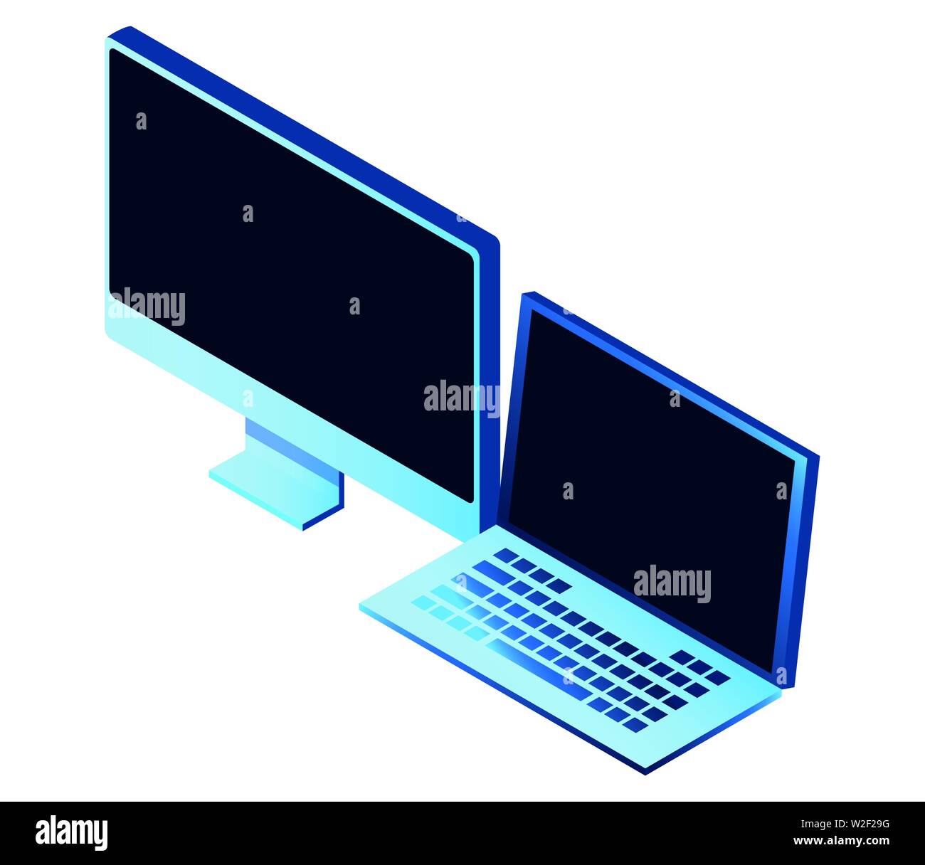 computer monitor hardware technology Stock Vector Image & Art - Alamy