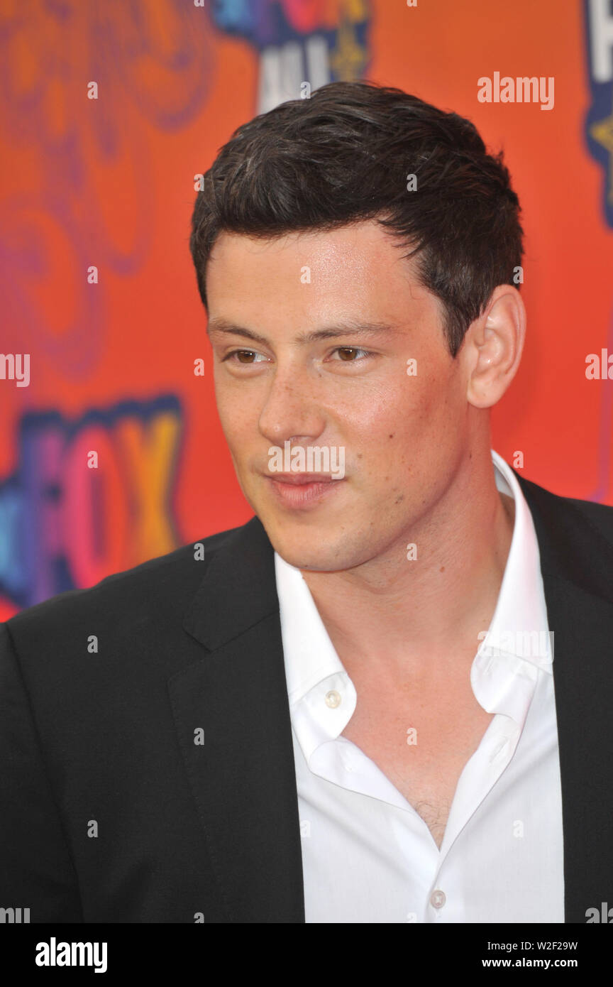 LOS ANGELES, CA. August 03, 2010: Cory Monteith - star of "Glee" - at ...
