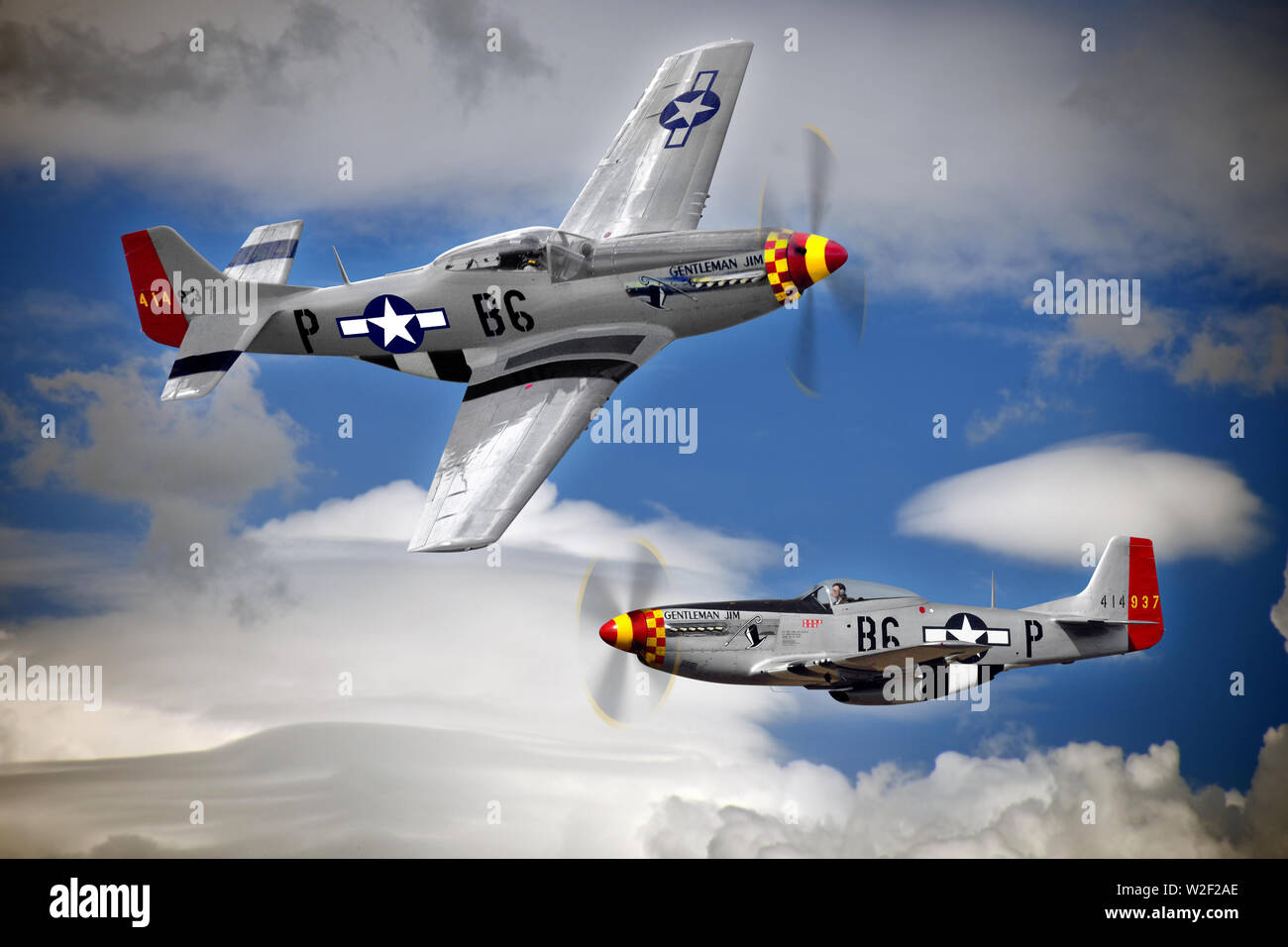 P 51 mustang raf hi-res stock photography and images - Alamy