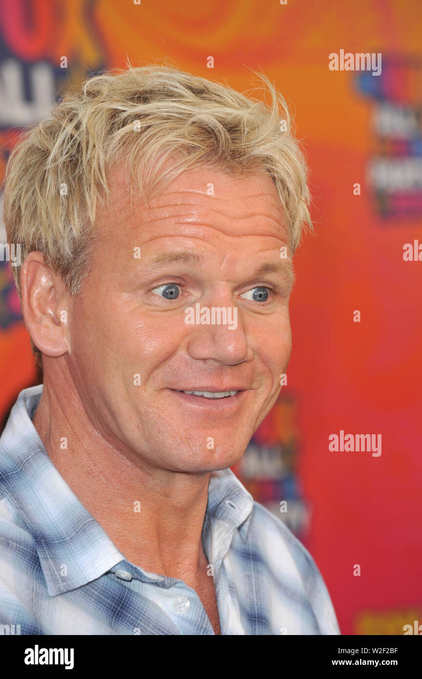 LOS ANGELES, CA. August 02, 2010: Chef Gordon Ramsay - star of "Hell's ...