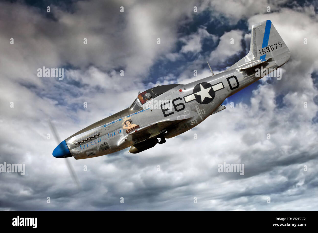 P51 mustang ww2 fighter plane hi-res stock photography and images - Alamy