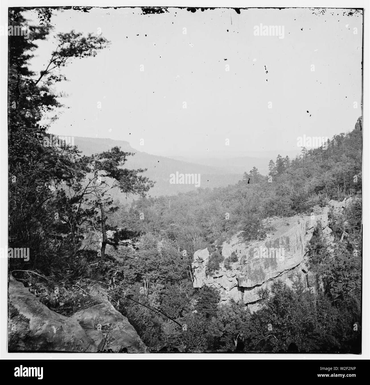 Chattanooga, Tennessee (vicinity). View from Lookout Mountain Stock ...