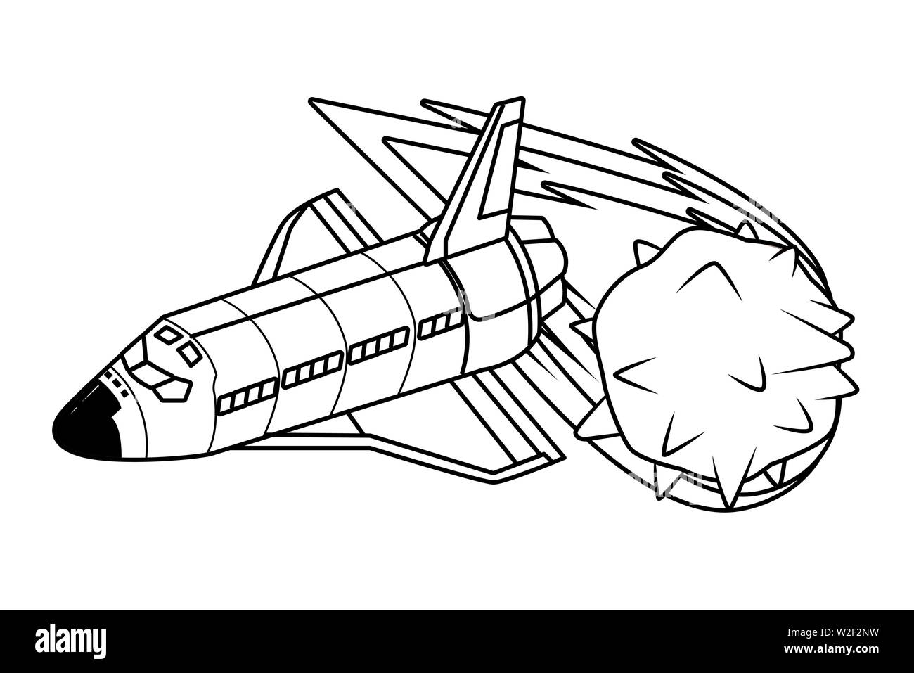 space exploration and planets cartoon Stock Vector Image & Art - Alamy