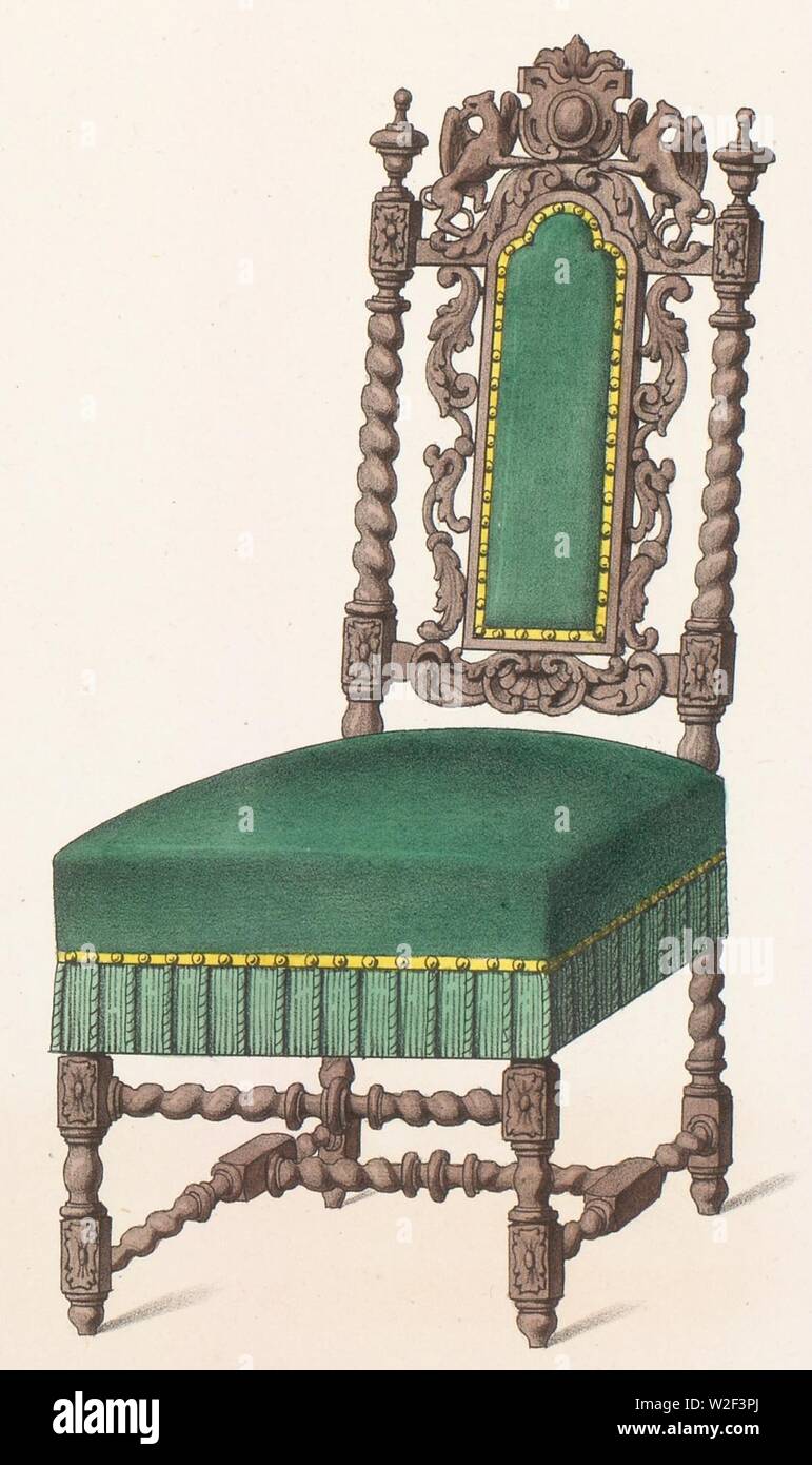 Chair Louis XIII style 05 Stock Photo - Alamy