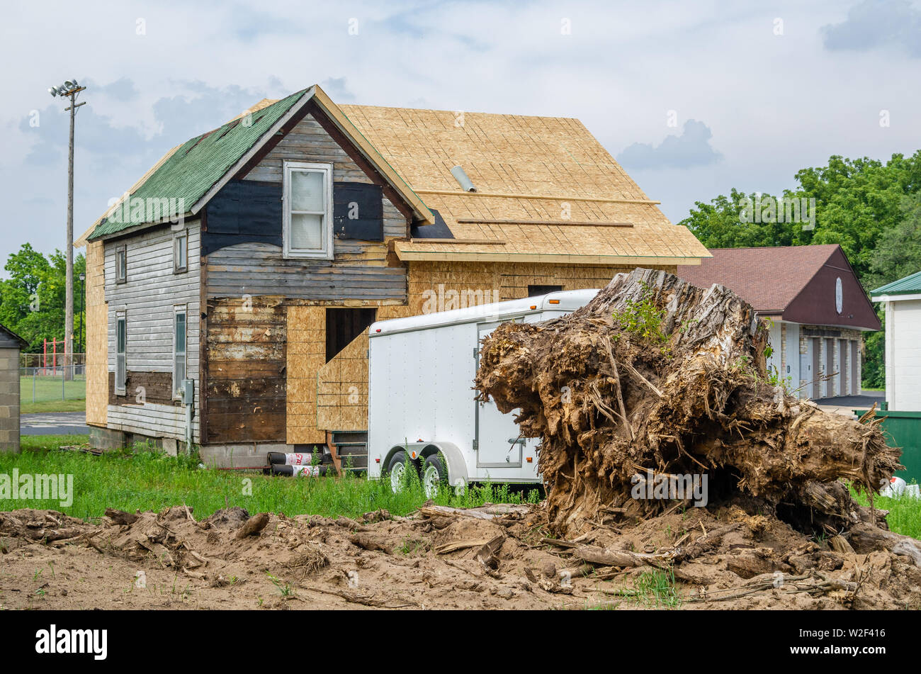 Small town Wisconsin scene Stock Photo - Alamy