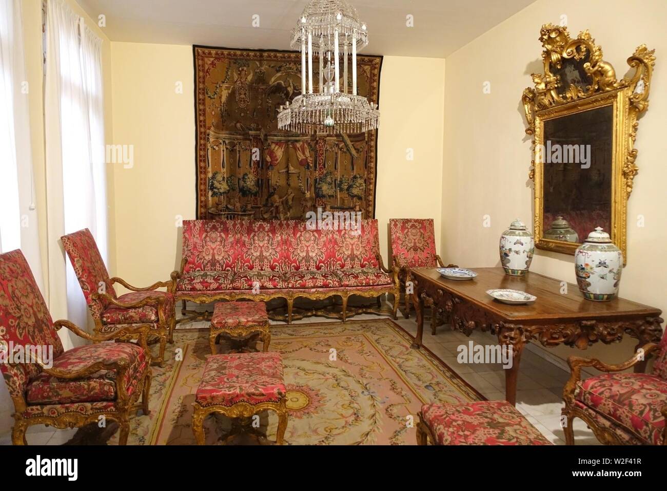 Chairs and settee, Paris, c. 1710-1715 AD, with console table, French ...