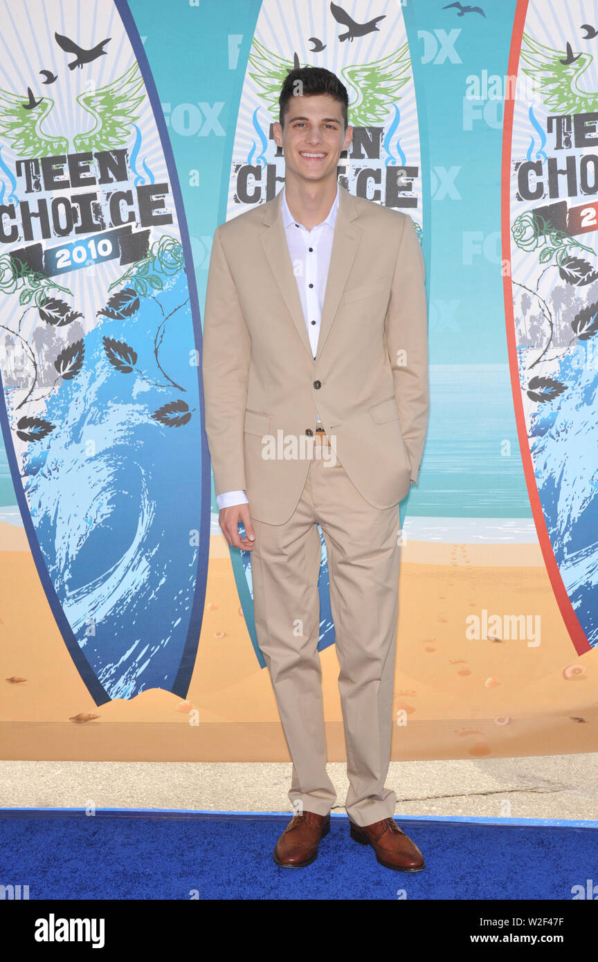 LOS ANGELES, CA. August 09, 2010: Ken Baughman at the 2010 Teen Choice ...