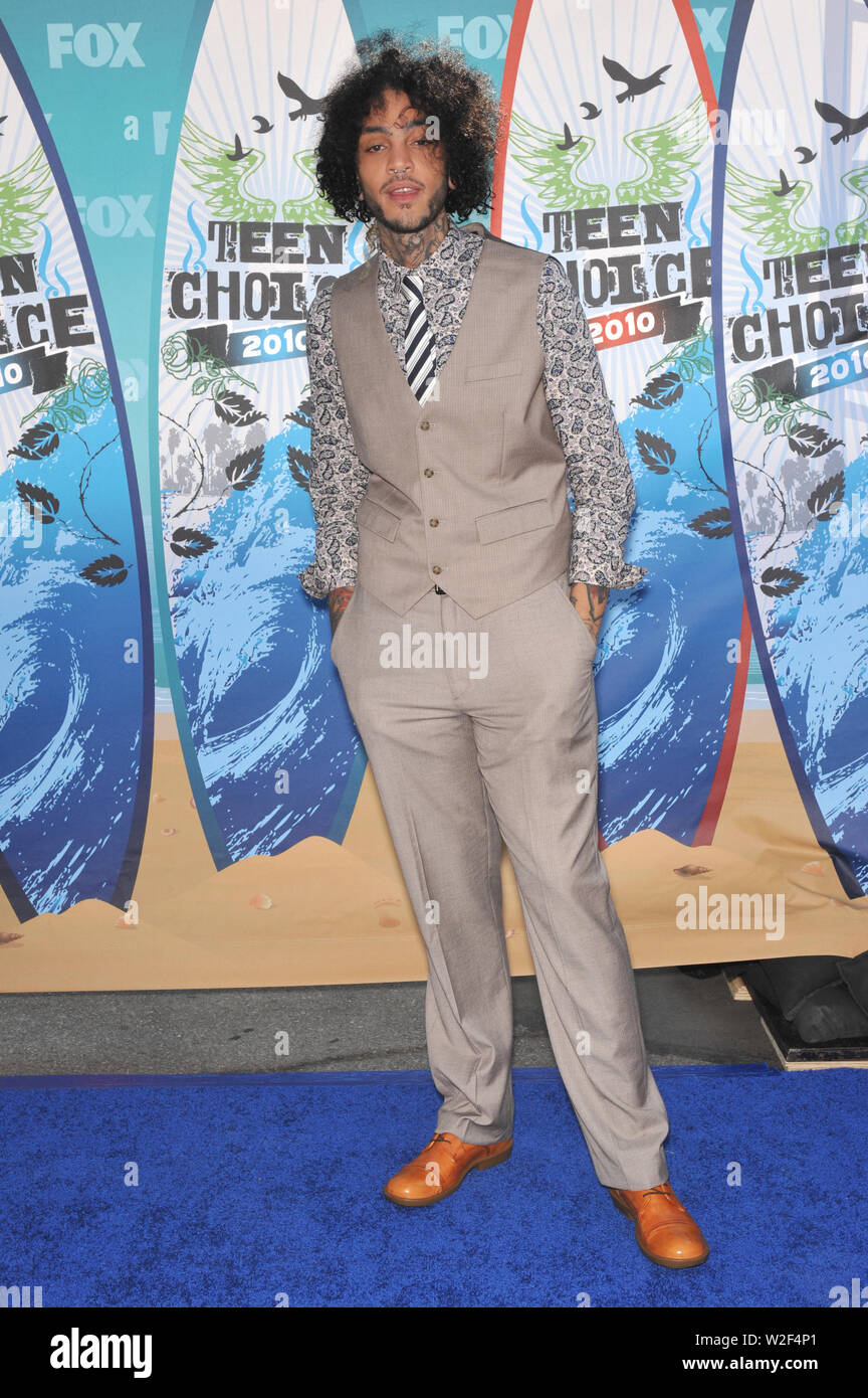 LOS ANGELES, CA. August 09, 2010: Travis McCoy at the 2010 Teen Choice ...