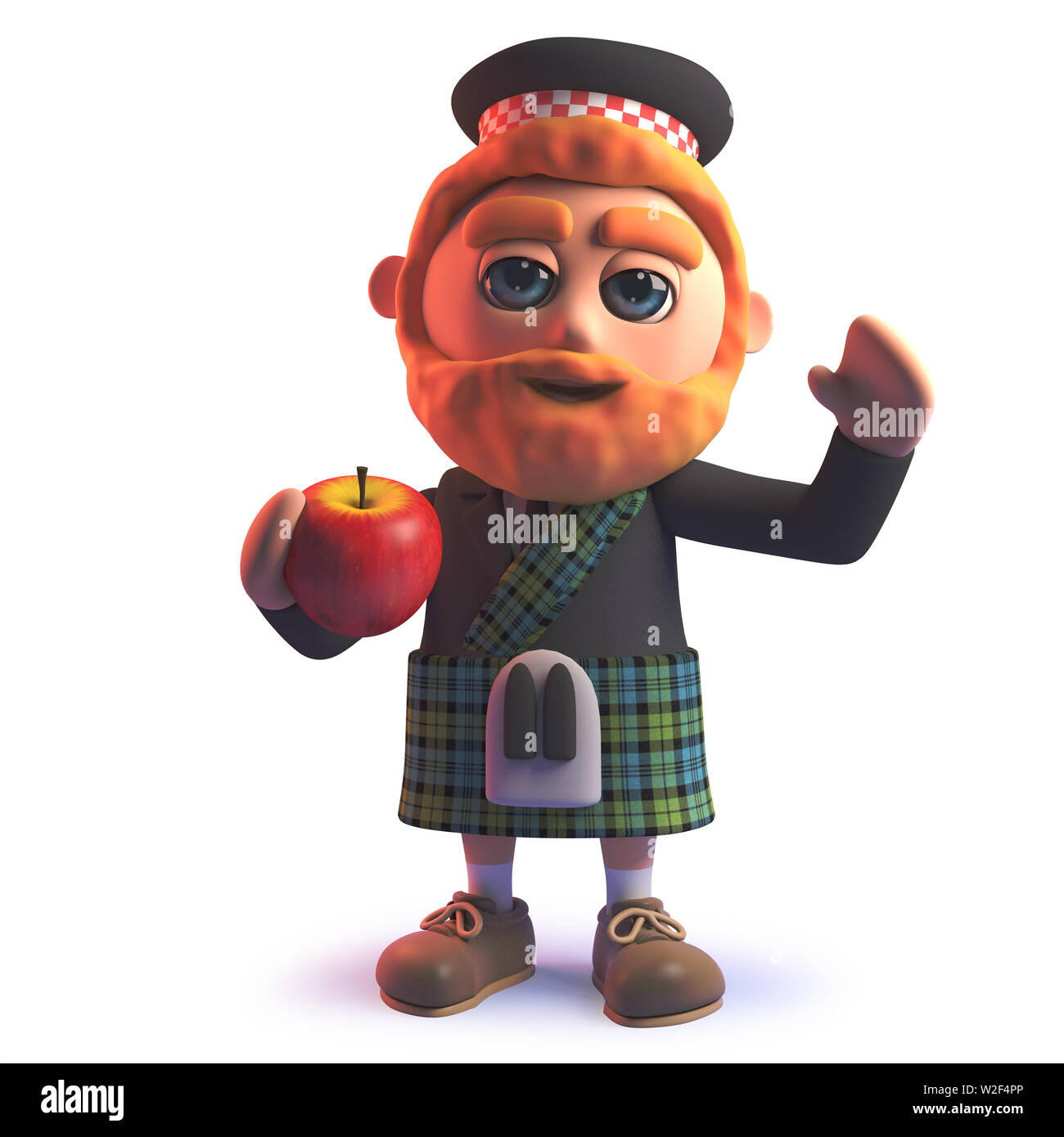 Eating an apple cartoon hi-res stock photography and images - Alamy