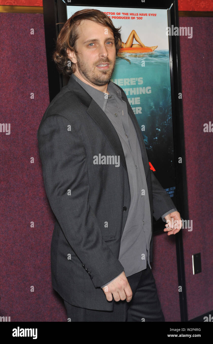LOS ANGELES, CA. August 18, 2010: Director Alex Aja at the Los Angeles ...