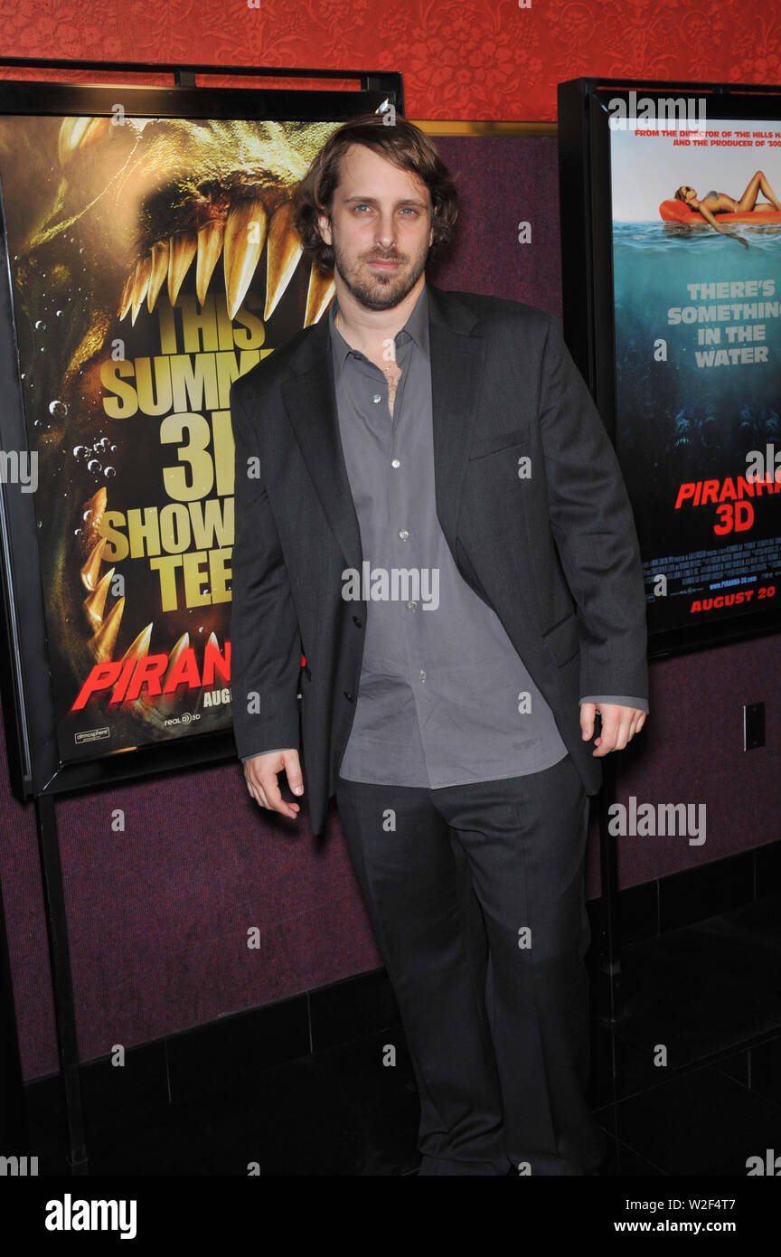 LOS ANGELES, CA. August 18, 2010: Director Alex Aja at the Los Angeles ...