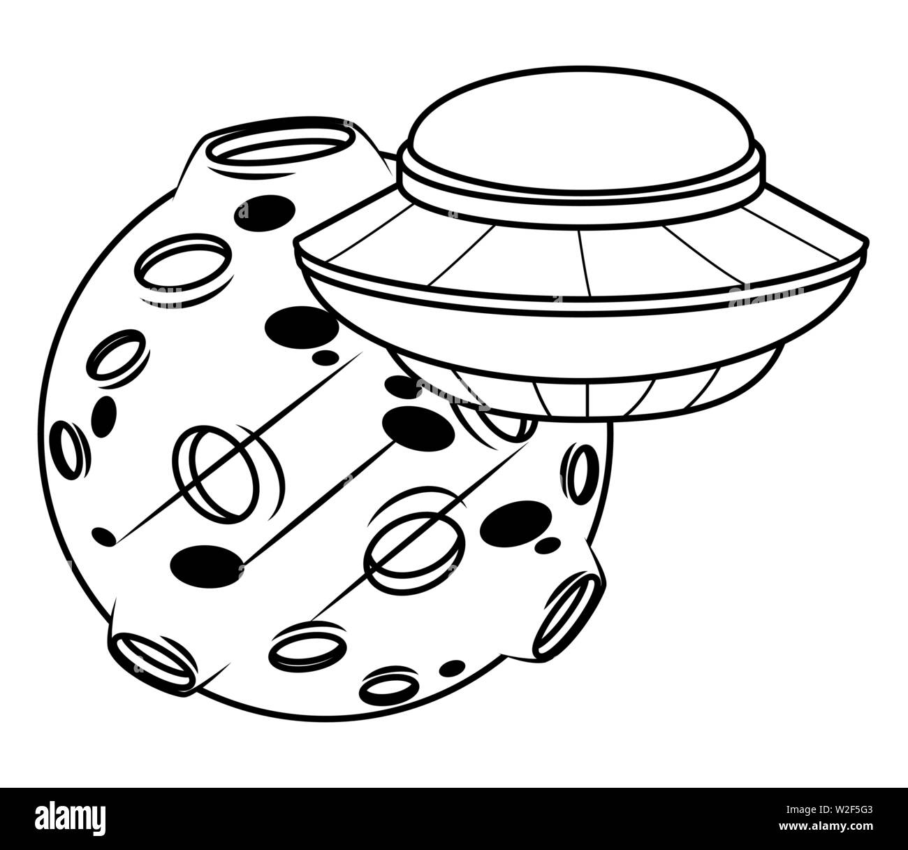 space exploration and planets cartoon Stock Vector Image & Art - Alamy