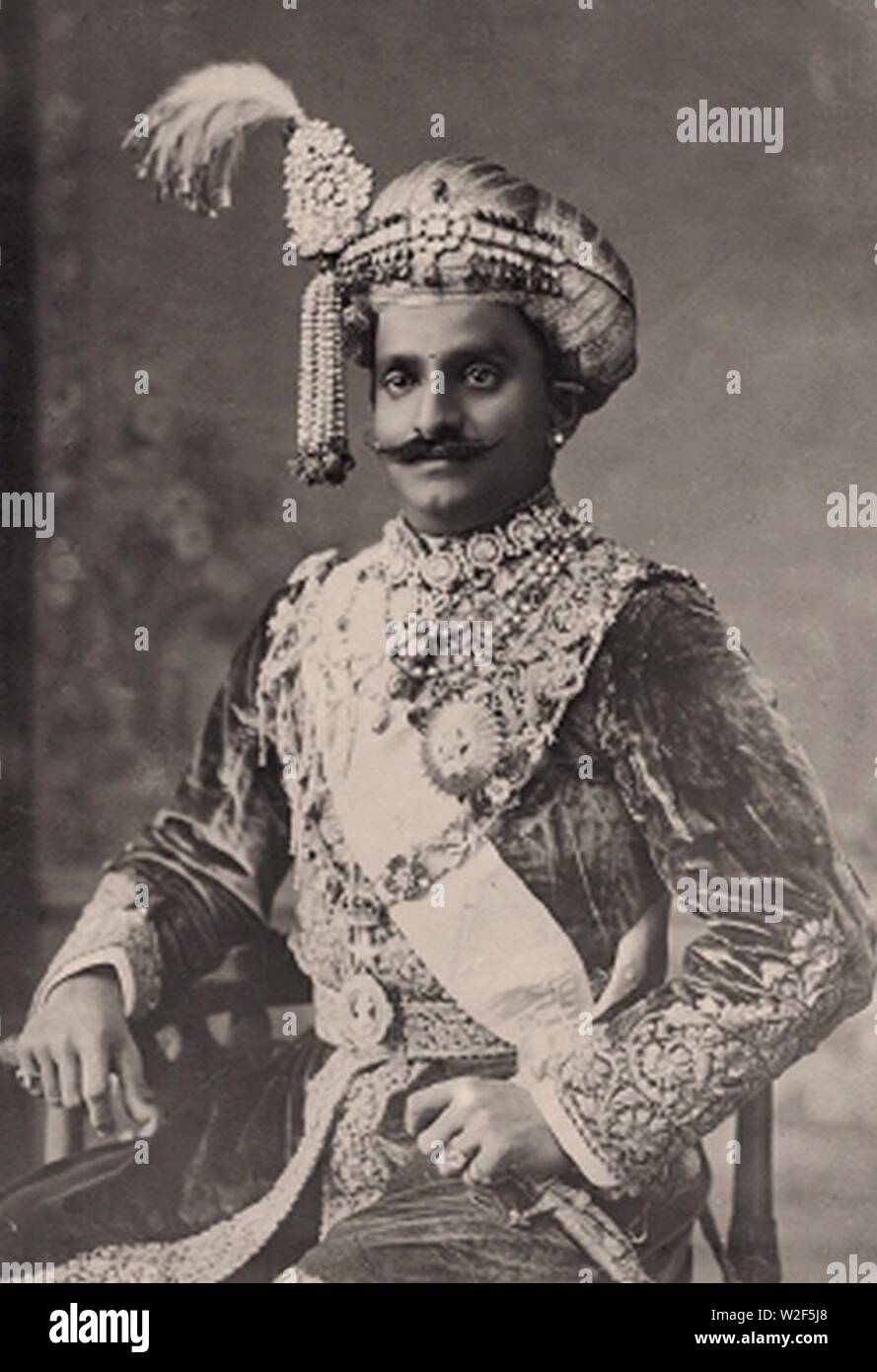 Chamaraja Wodeyar 1863-94 Stock Photo - Alamy