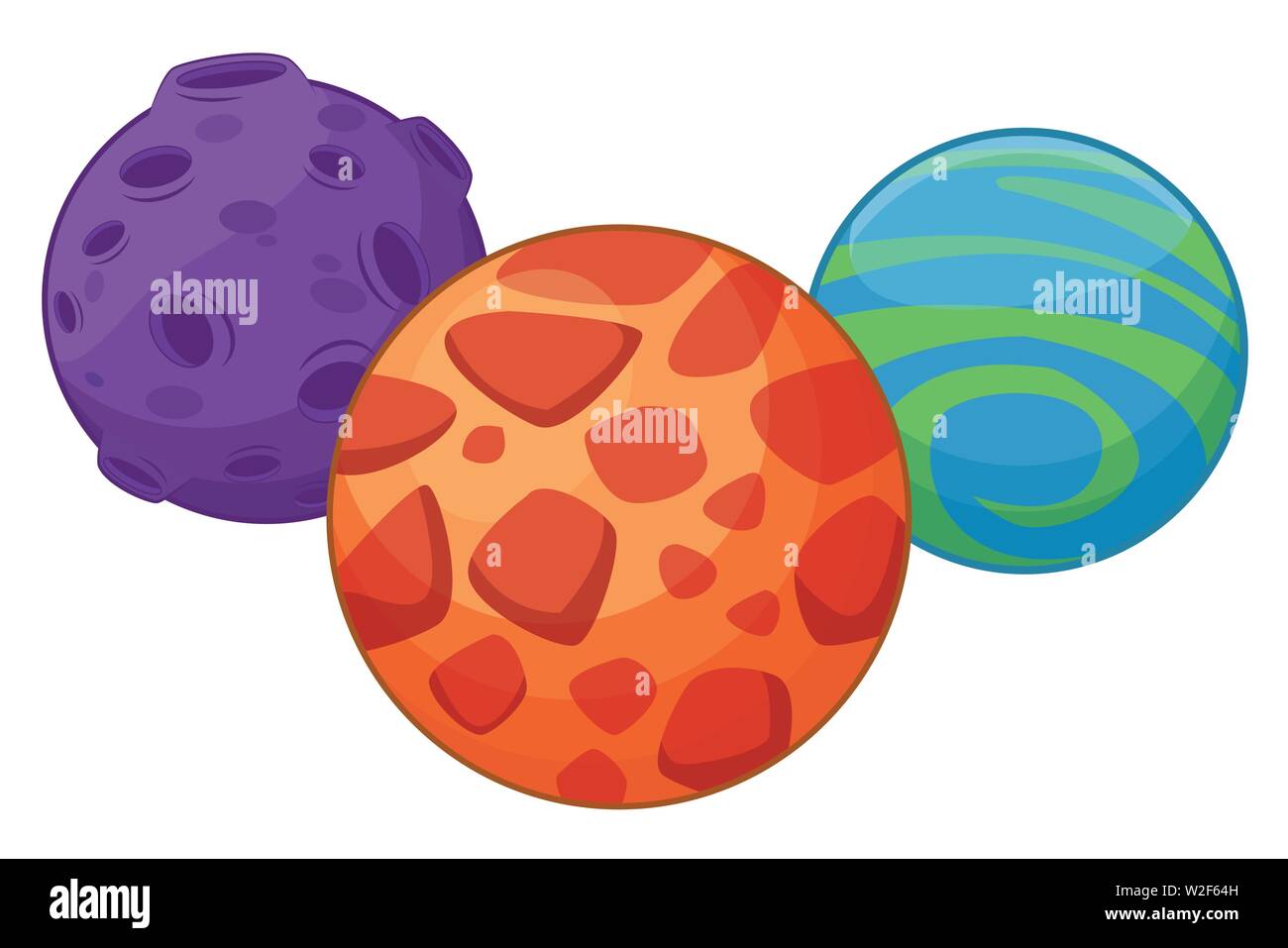 space exploration and planets cartoon Stock Vector Image & Art - Alamy