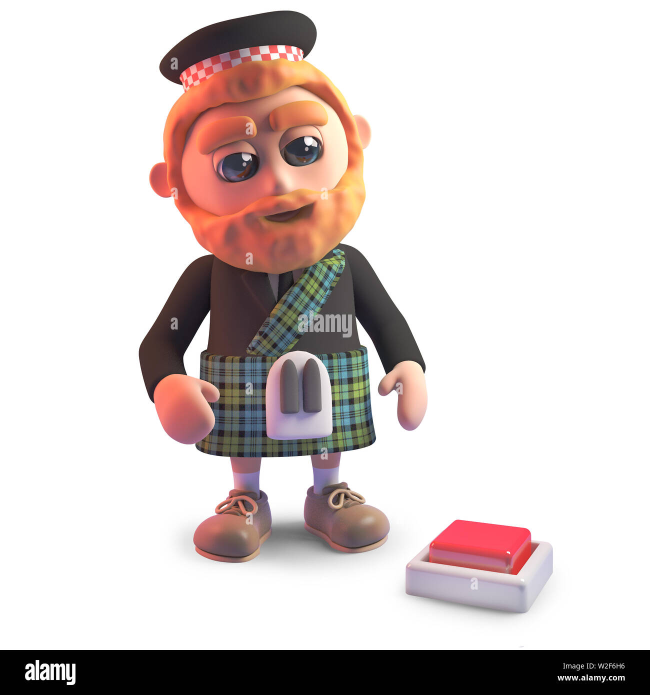 Scotsman cartoon hi-res stock photography and images - Alamy