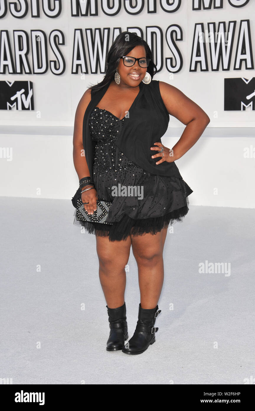 LOS ANGELES, CA. September 12, 2010: Amber Riley at the 2010 MTV Video ...