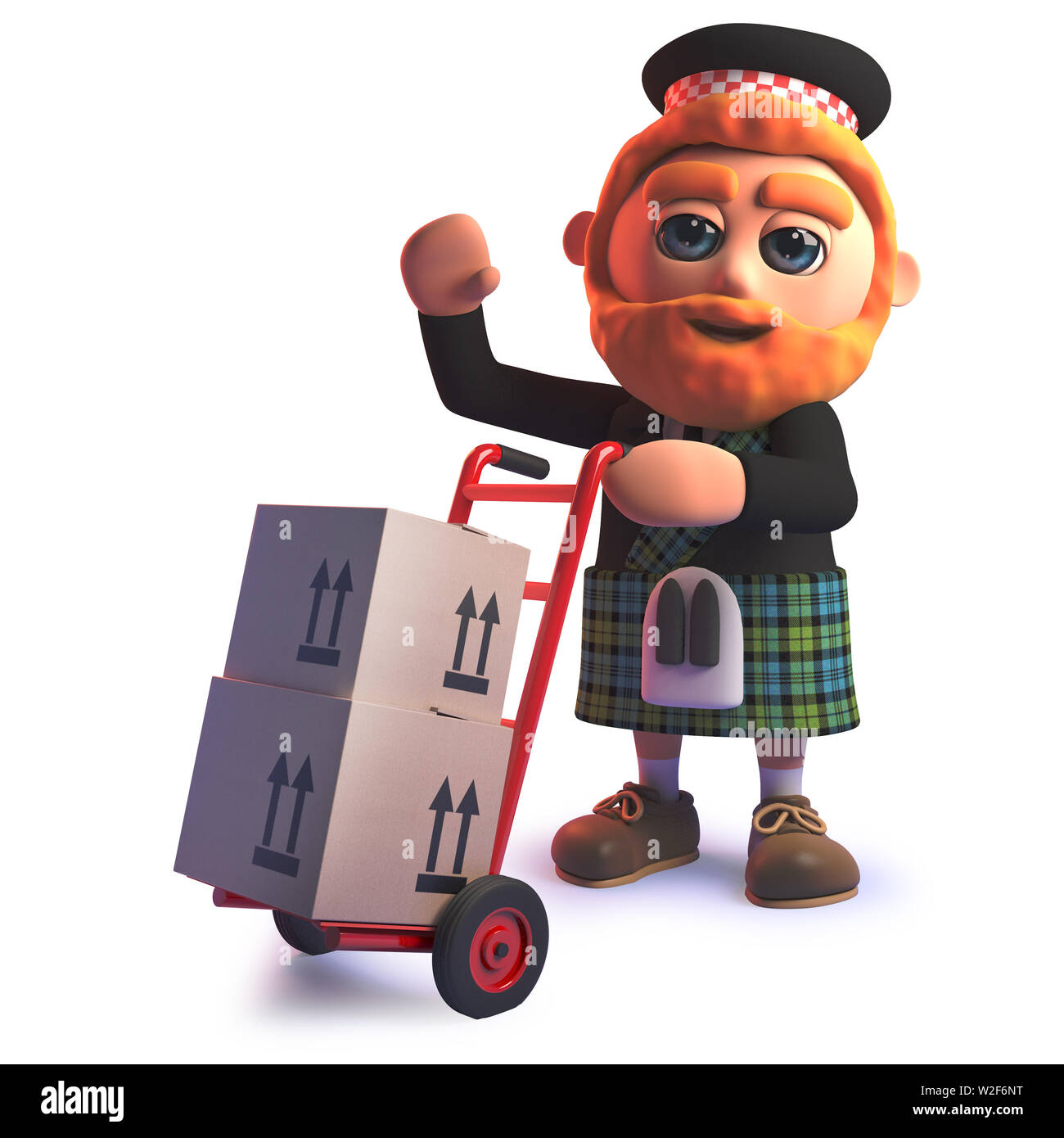 Scottish traditional dress kilt Cut Out Stock Images & Pictures - Alamy