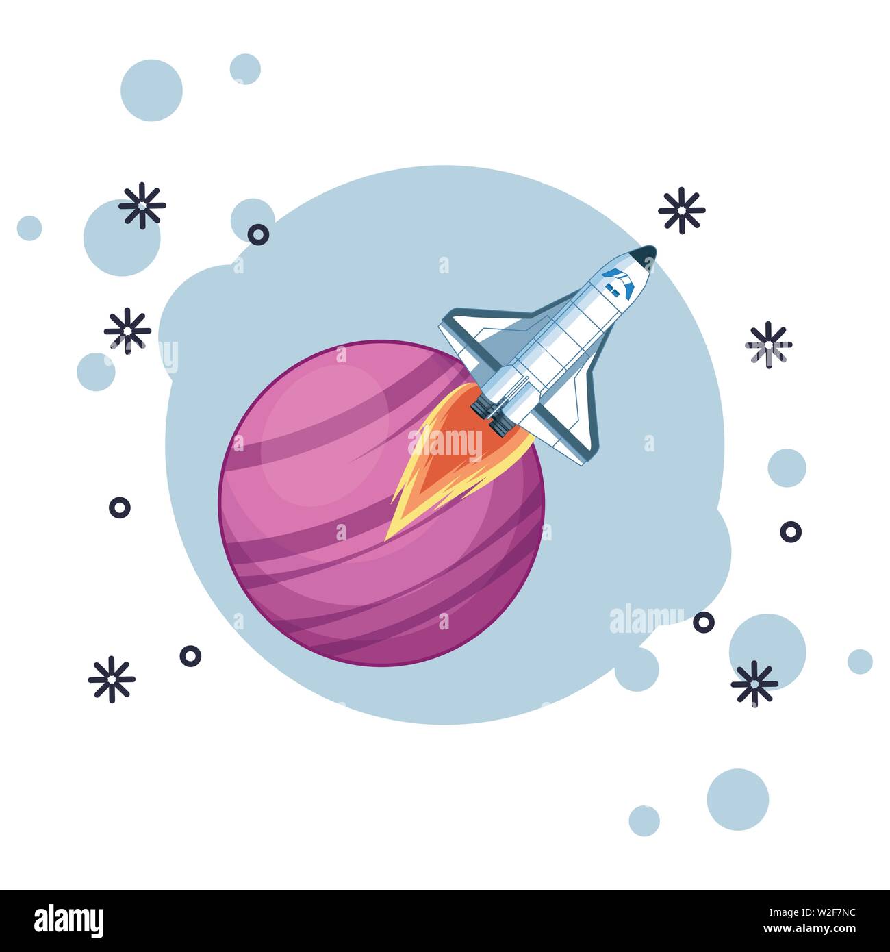 space exploration and planets cartoon Stock Vector Image & Art - Alamy