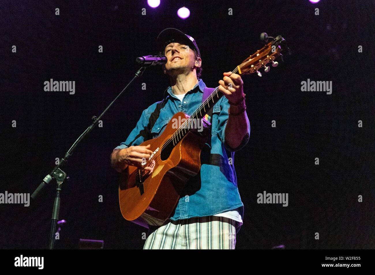 July 7, 2019 - Milwaukee, Wisconsin, U.S - JASON MRAZ during the ...