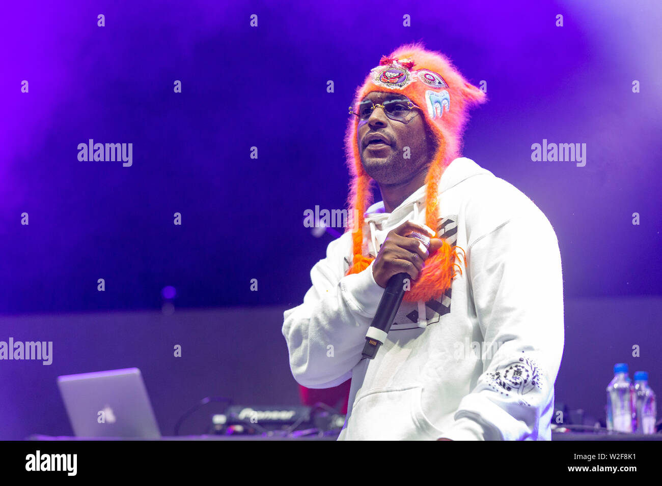 July 7, 2019 - Milwaukee, Wisconsin, U.S - Rapper SCHOOLBOY Q (QUINCY ...