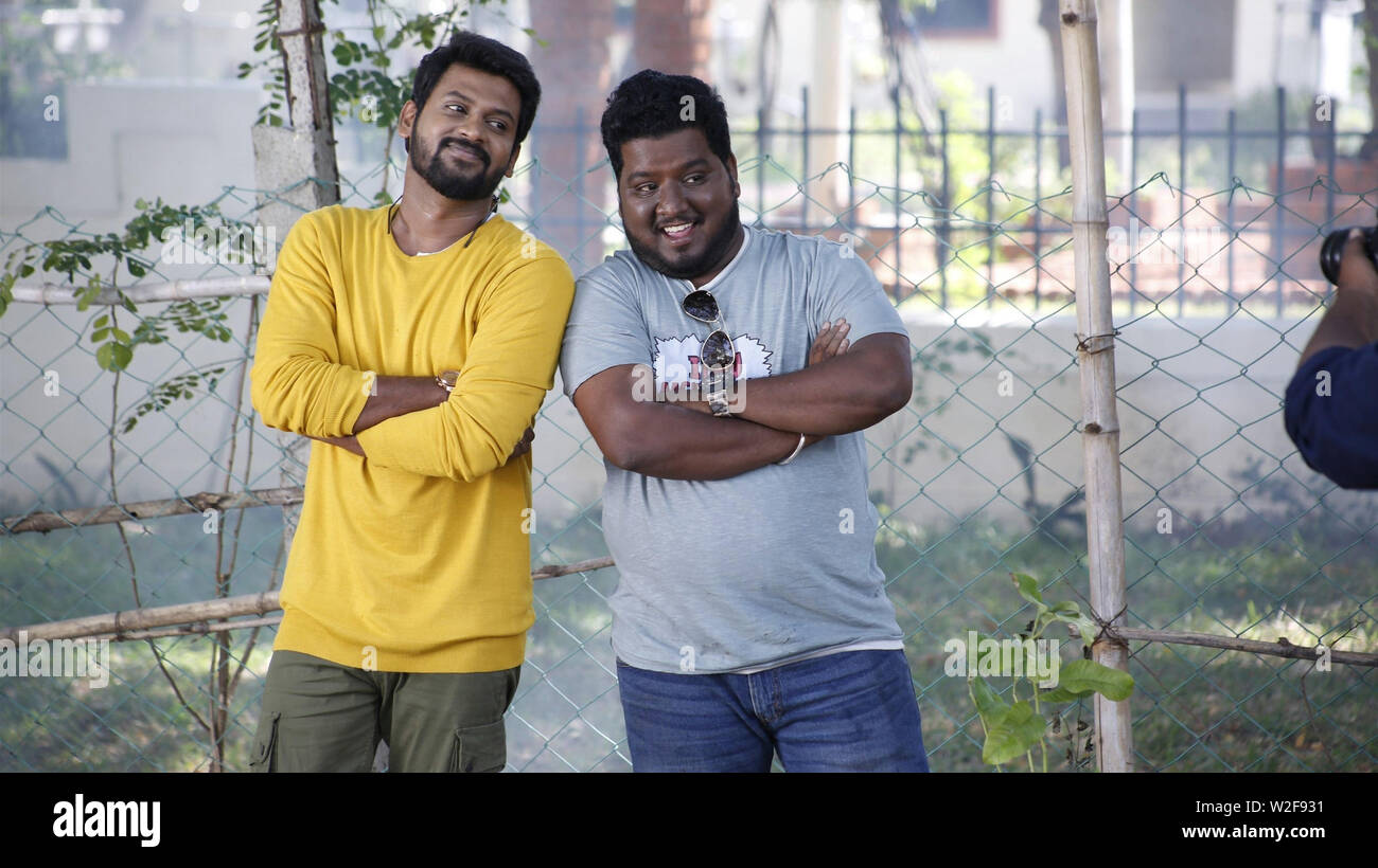 NENJAMUNDU NERMAIYUNDU ODU RAJA, from left: Rio Raj, R.J. Vignesh, 2019. © Prime Media Pictures ...