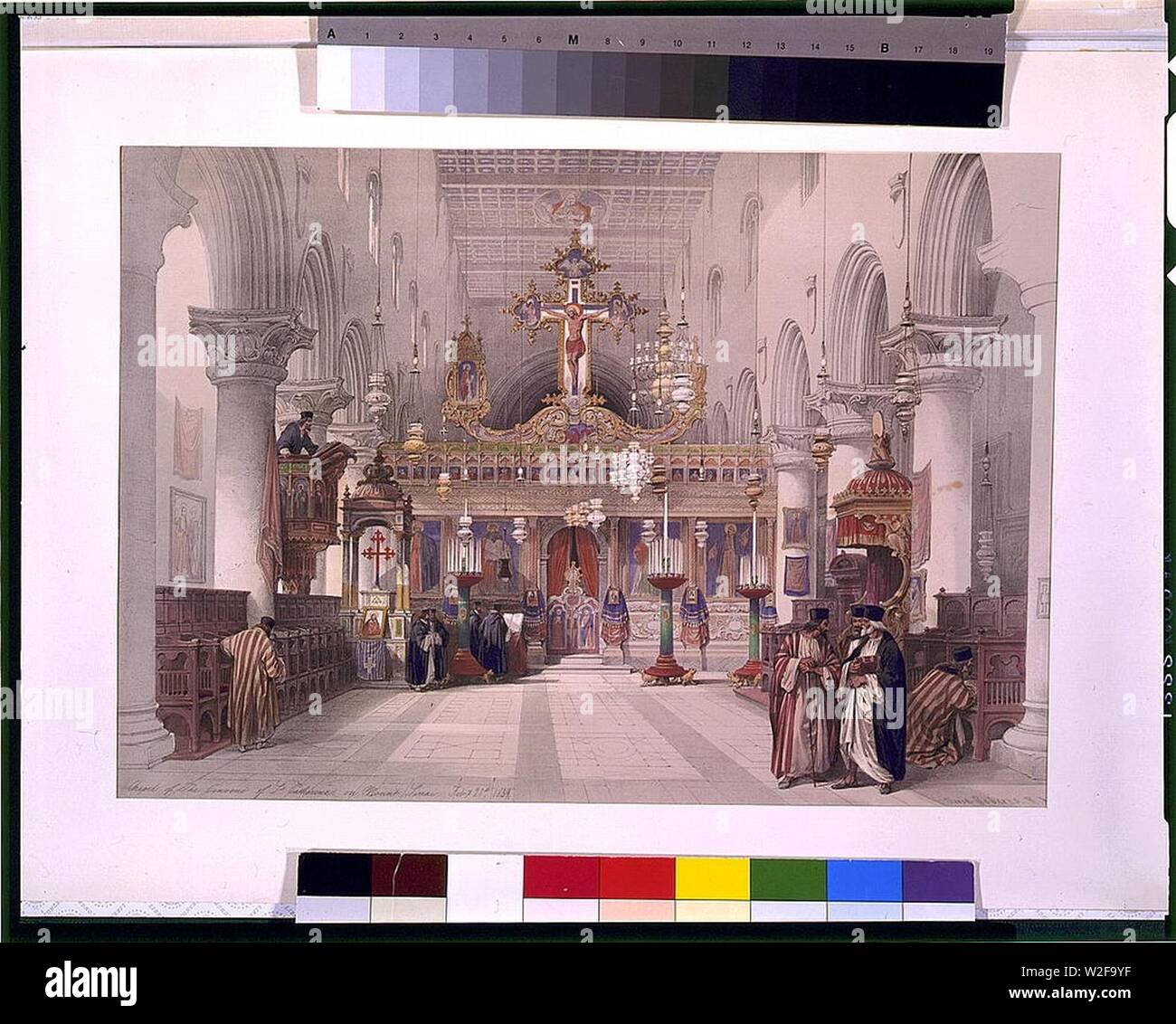 Chapel of the convent of Saint Catherine on Mount Sinai Feby 21st 1839 ...