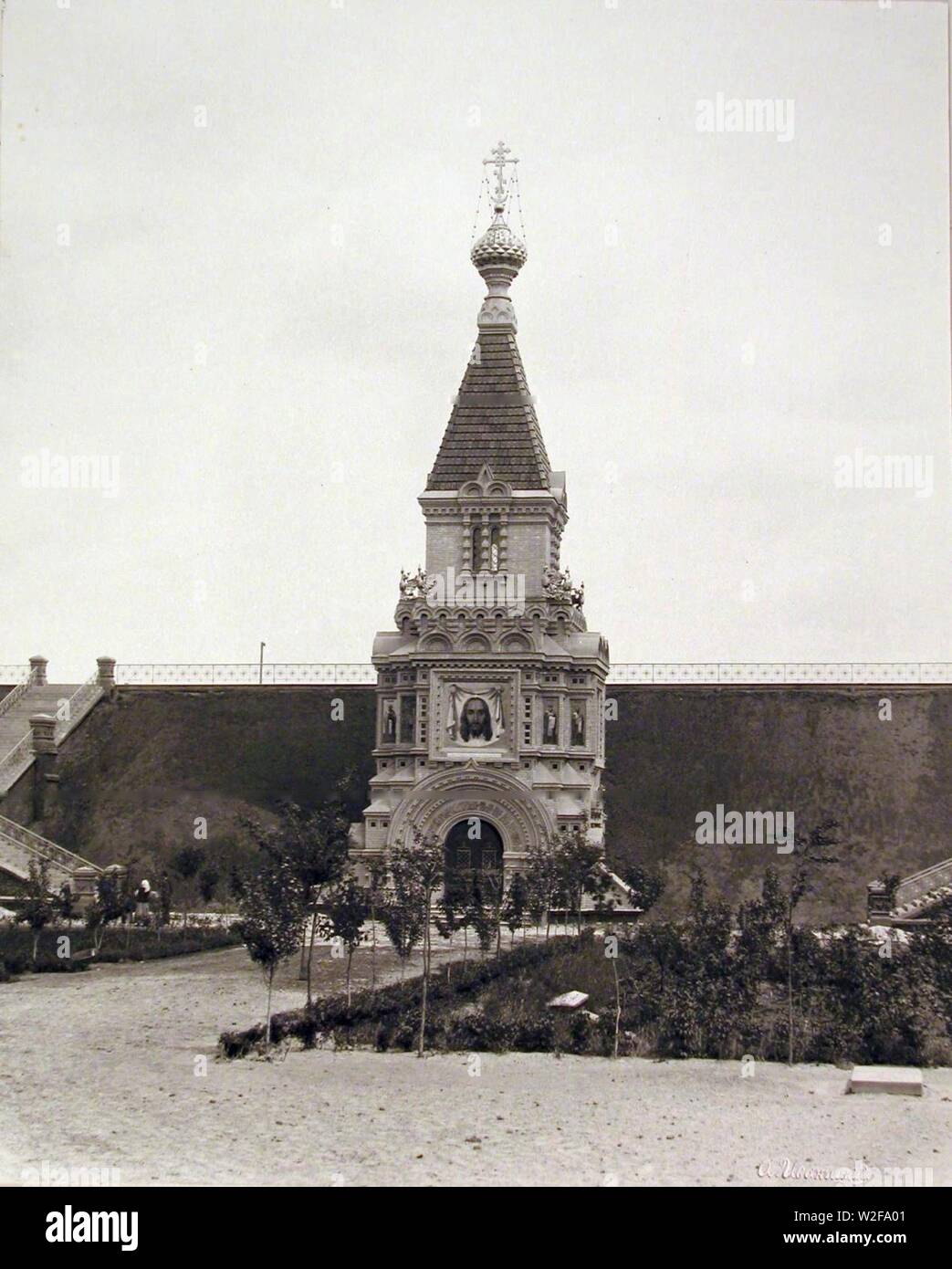 Chapel of the Holy Face of Our Saviour in Borki Stock Photo - Alamy