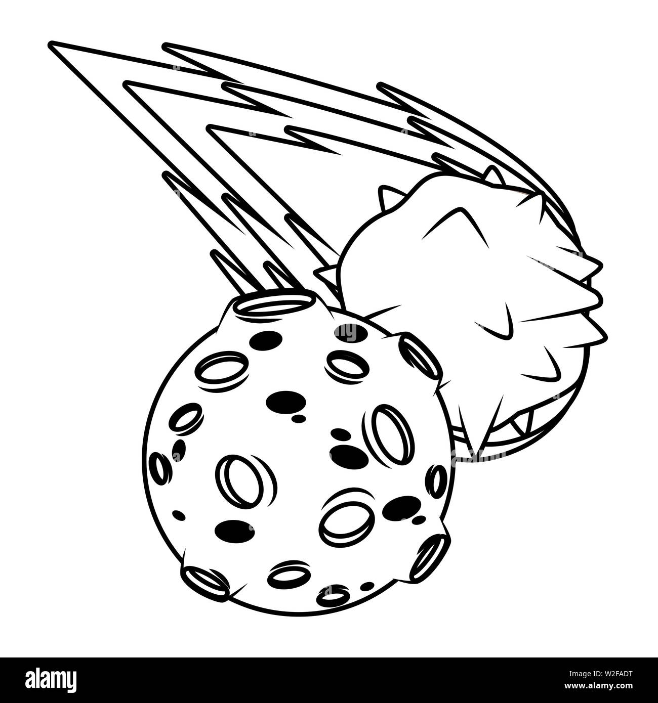 space exploration and planets cartoon Stock Vector Image & Art - Alamy