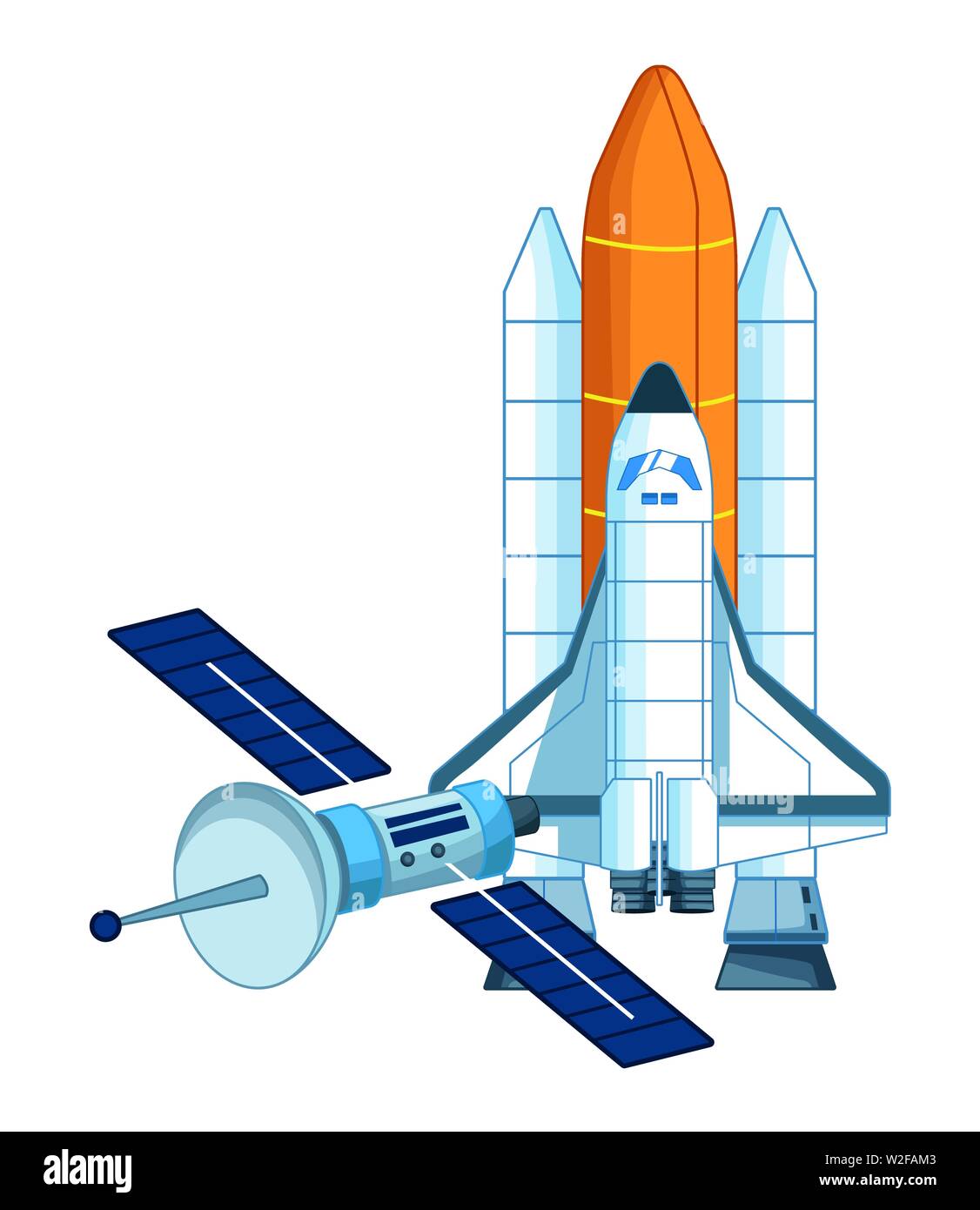 space exploration and planets cartoon Stock Vector Image & Art - Alamy