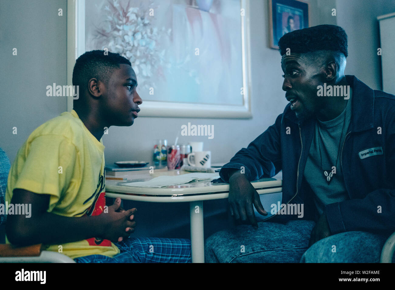 WHEN THEY SEE US,(aka THE CENTRAL PARK FIVE), from left: Caleel Harris ...