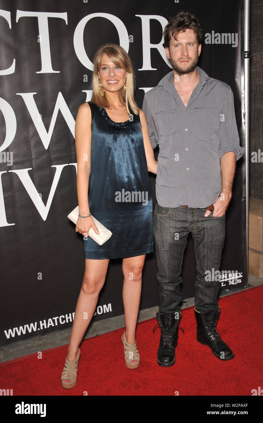 LOS ANGELES, CA. September 29, 2010: Tess Panzer & Adam Mason at the ...