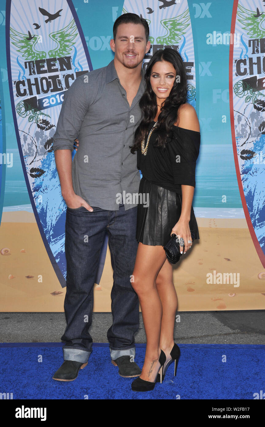 LOS ANGELES, CA. August 09, 2010: Jenna Dewan & Channing Tatum at the ...