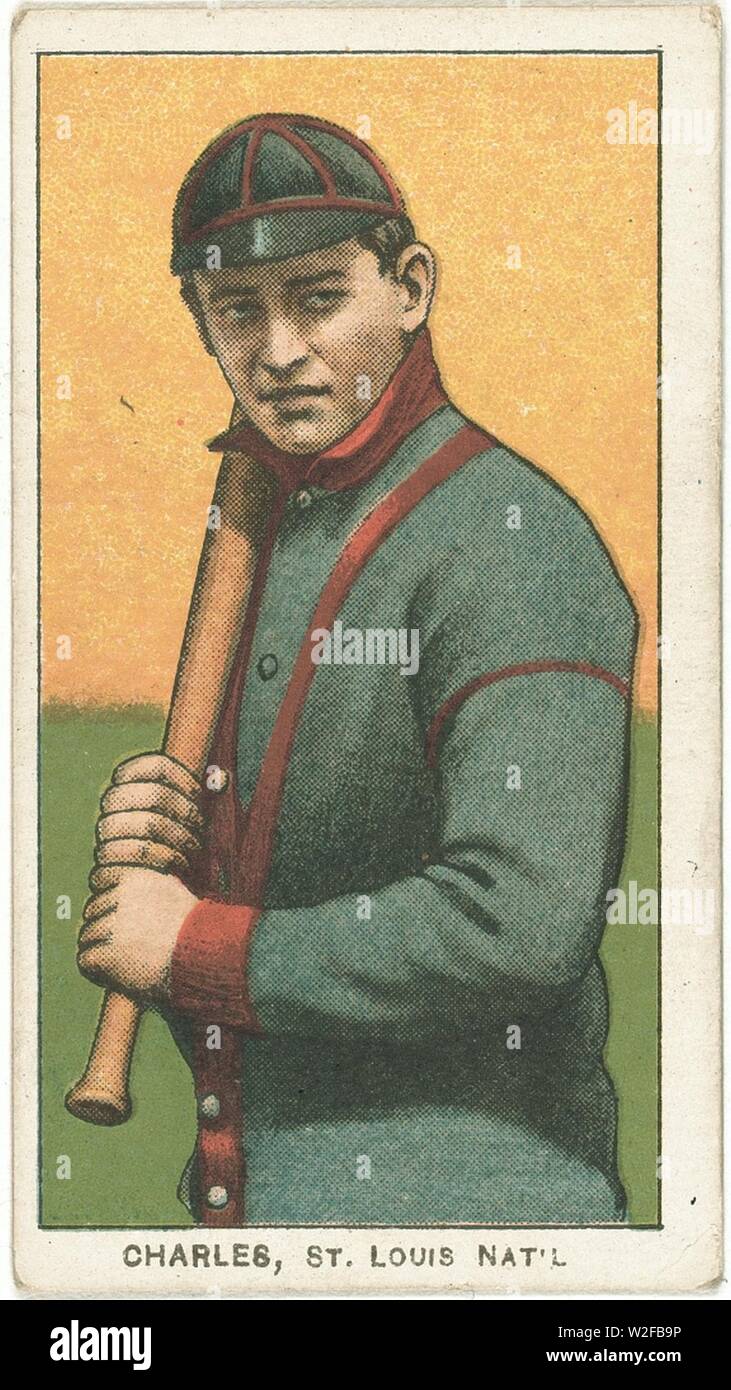 Chappy Charles, St. Louis Cardinals, baseball card portrait Stock Photo ...