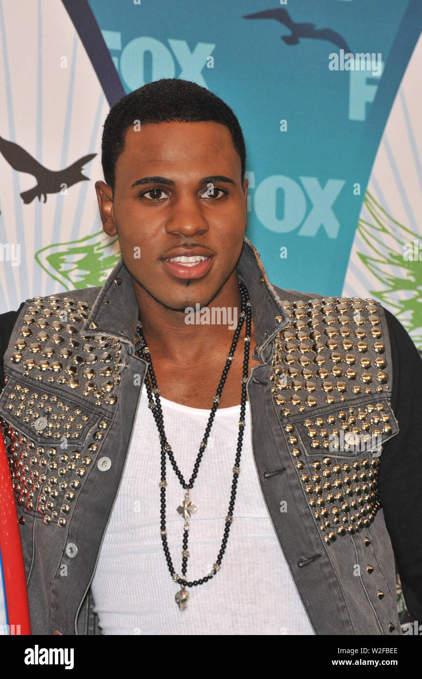 LOS ANGELES, CA. August 08, 2010: R&B star Jason Derulo at the 2010 ...