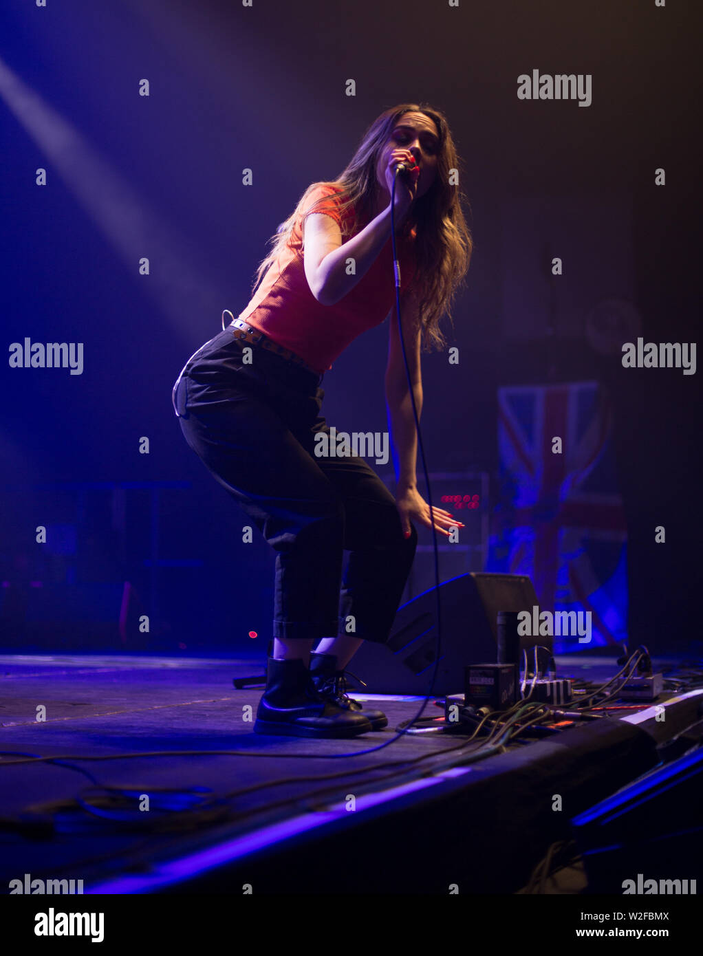 Yours truly live at O2 Victoria warehouse Manchester June 2019 Stock ...