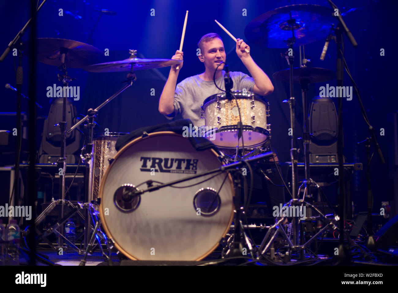 Yours truly live at O2 Victoria warehouse Manchester June 2019 Stock ...