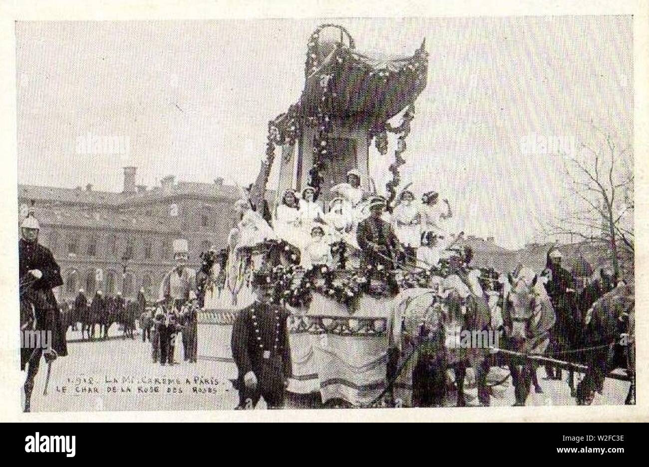 Char de la Rose des Roses 1912 Stock Photo - Alamy
