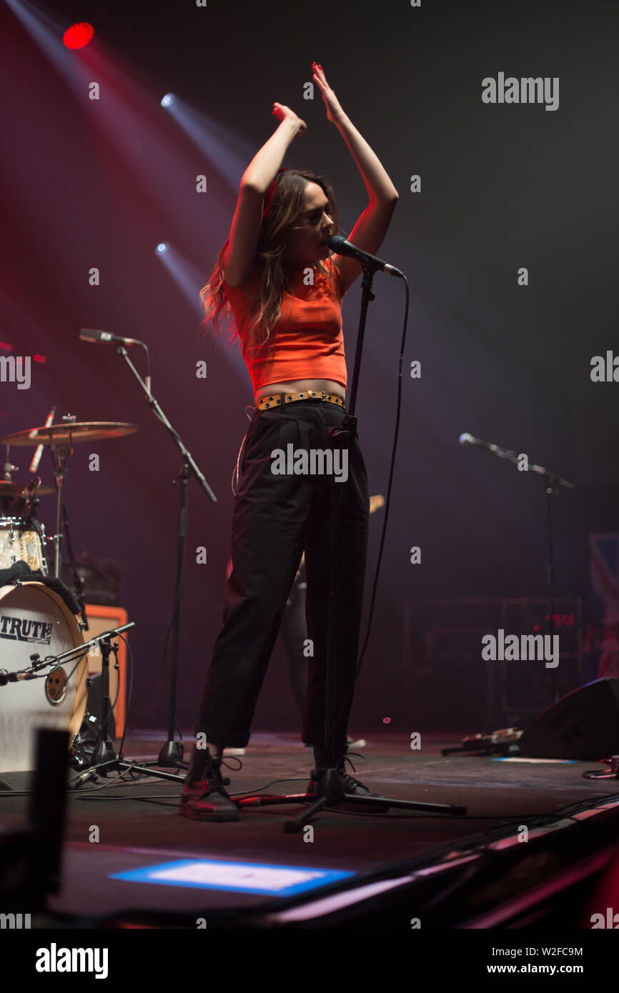 Yours truly live at O2 Victoria warehouse Manchester June 2019 Stock ...