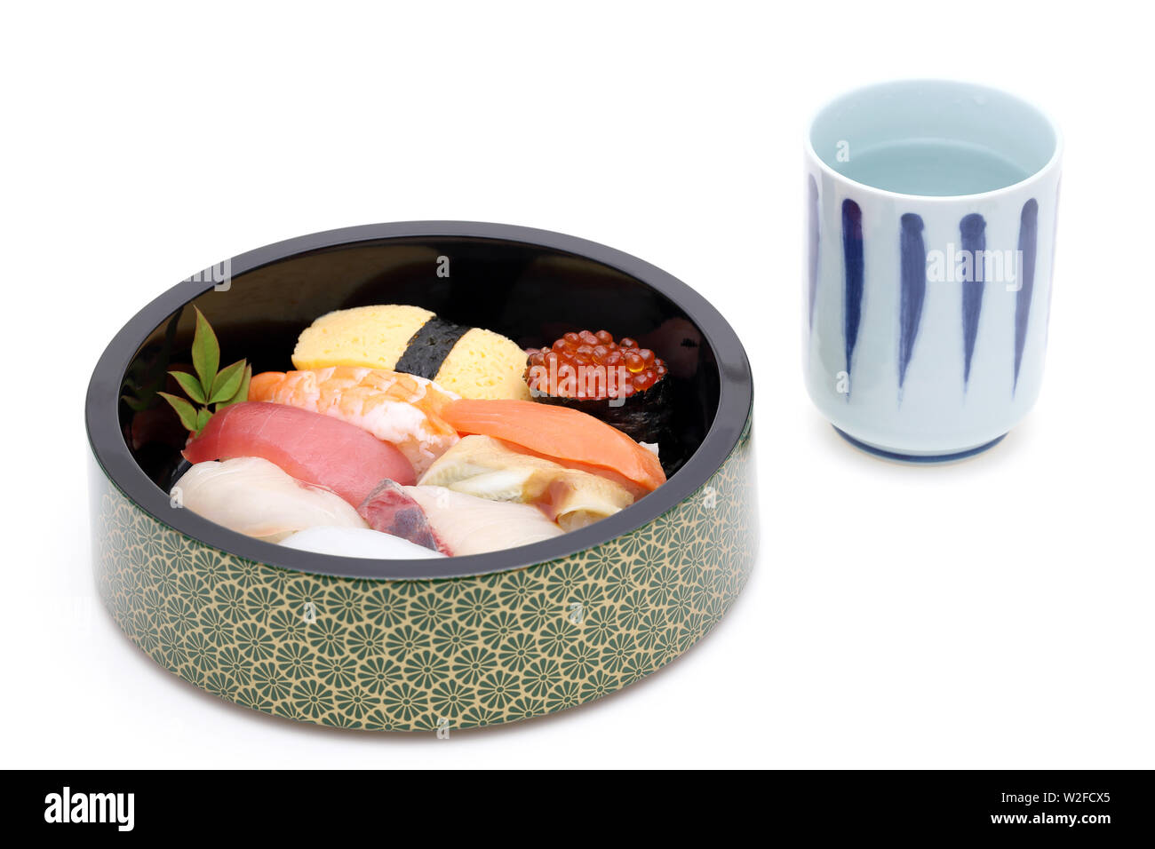 Fresh colorful nigiri sushi Cut Out Stock Images & Pictures - Alamy