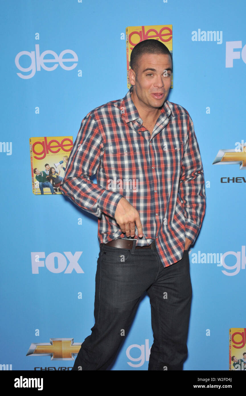 LOS ANGELES, CA. September 07, 2010: "Glee" star Mark Salling at the ...