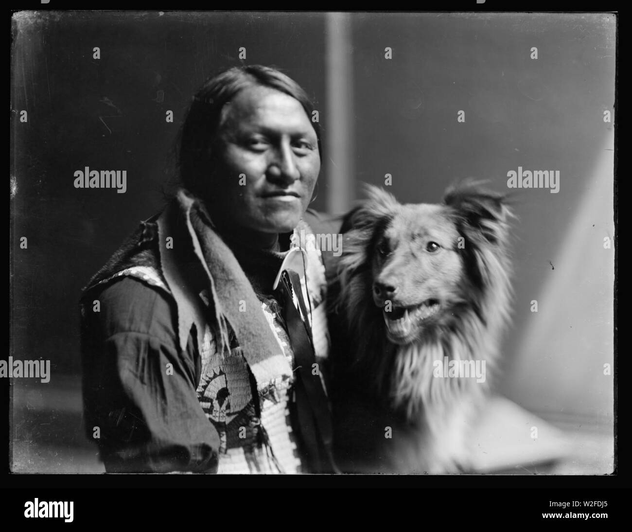 Charging Thunder, American Indian Stock Photo - Alamy