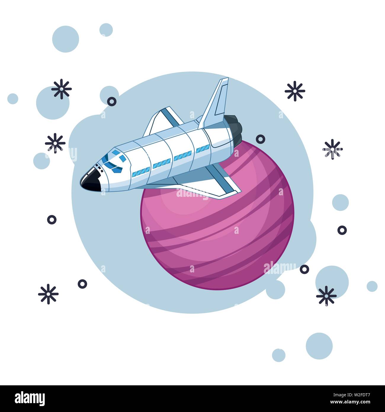 space exploration and planets cartoon Stock Vector Image & Art - Alamy