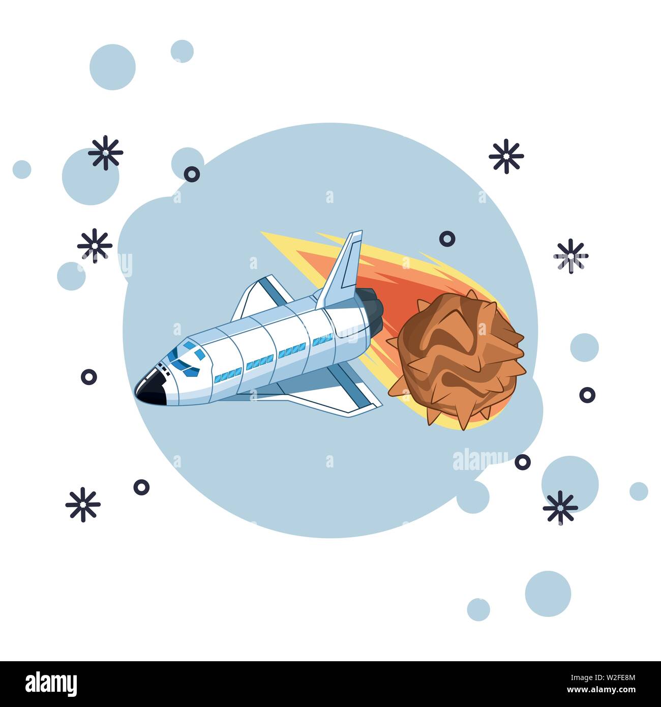 space exploration and planets cartoon Stock Vector Image & Art - Alamy