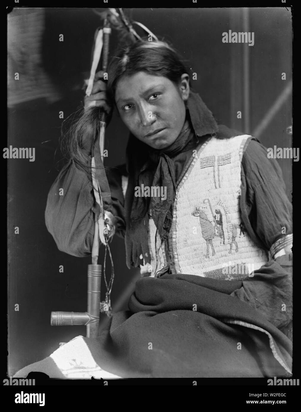Charles American Horse, American Indian Stock Photo - Alamy