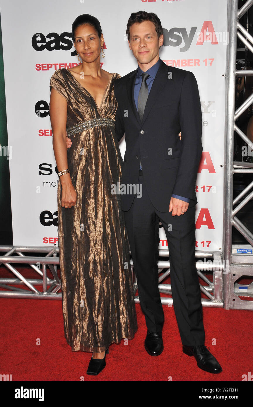 LOS ANGELES, CA. September 14, 2010: Director Will Gluck & wife at the ...