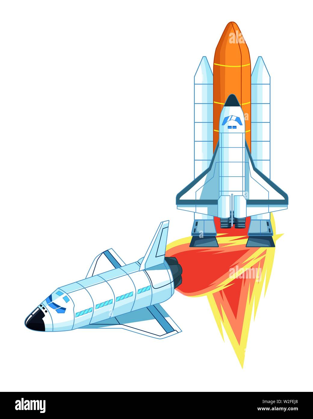 space exploration and planets cartoon Stock Vector Image & Art - Alamy